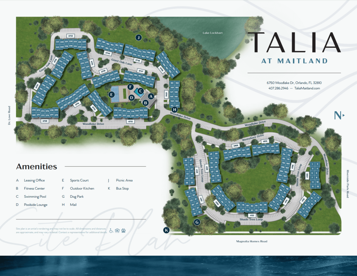 Site Map - Talia at Maitland